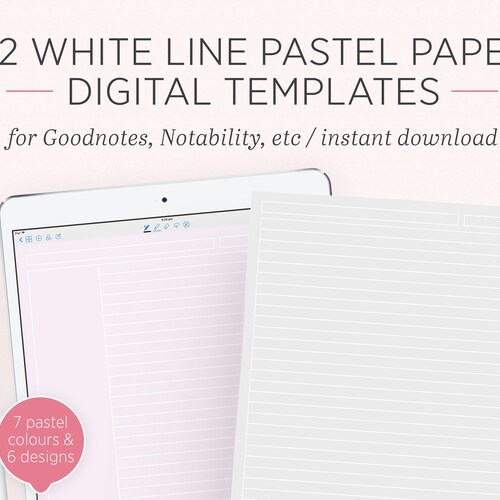 Paper & Party Supplies Habit tracker Digital Notepaper Templates ...