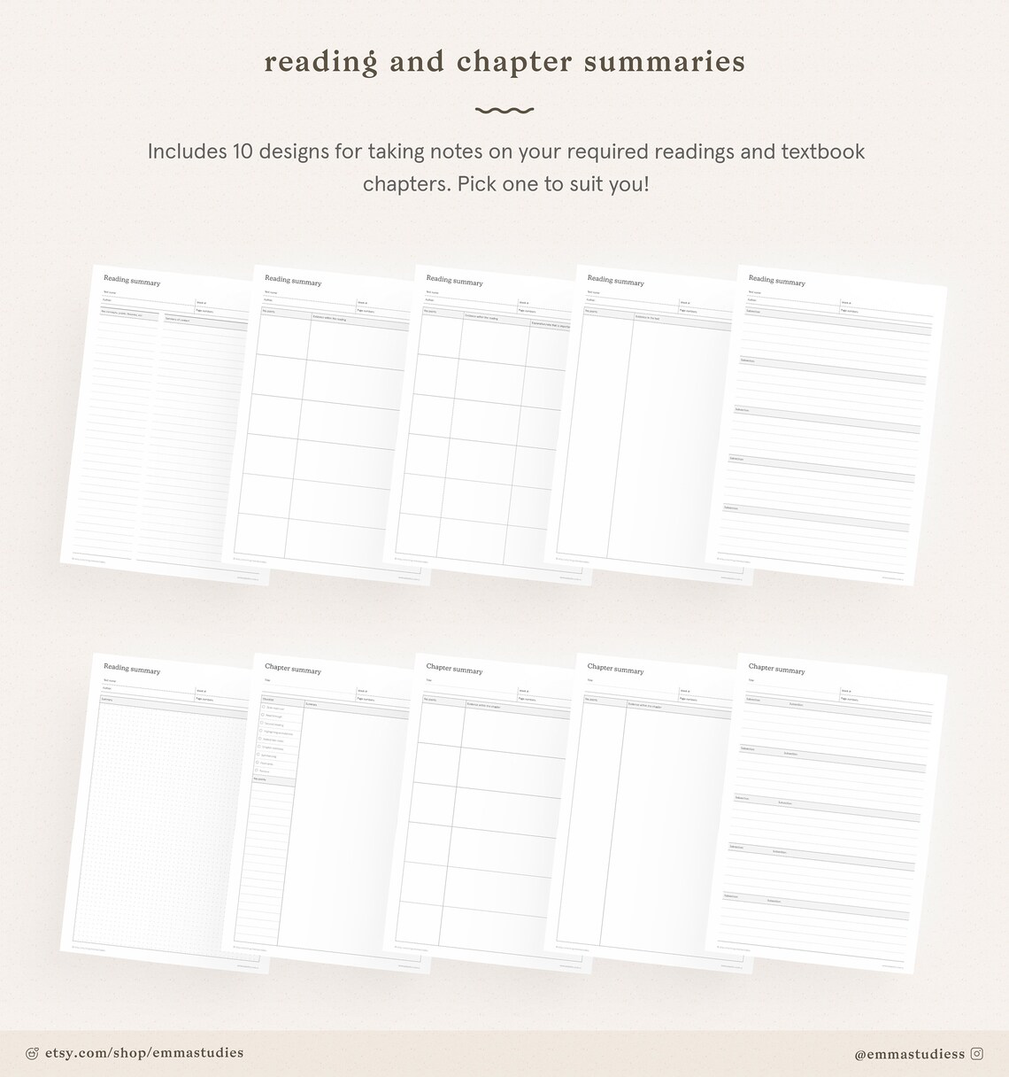 Reading Journal Log Book and Novel Diary Student - Etsy