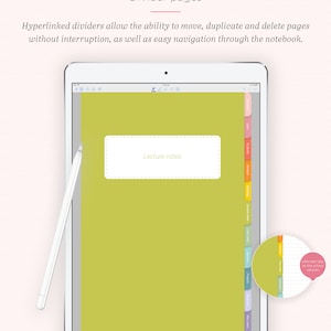 Digital Student Notebook | Student Planner Organiser Subject Notebook ...