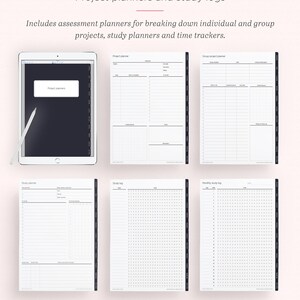 Digital Student Notebook | Student Planner Organiser Subject Notebook ...