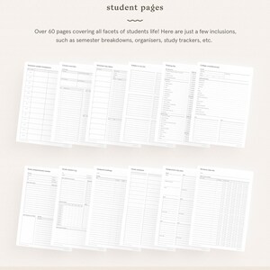 Ultimate Student Study Organiser Pack | College, University and School ...