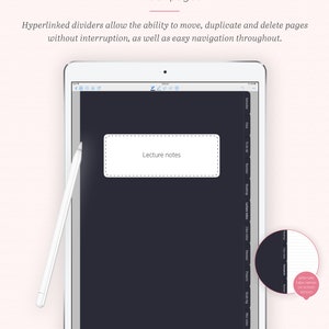 Digital Student Notebook | Student Planner Organiser Subject Notebook ...