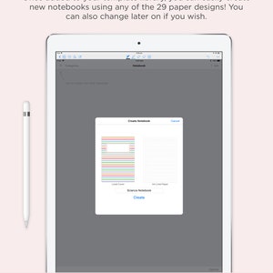 Digital Note Taking Paper Template Goodnotes Notability iPad - Etsy