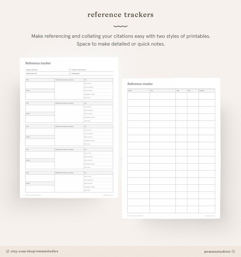 Essay Guide and Planner Printable Pack School College - Etsy