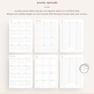 2025 Printable Student Planner | Academic College Organiser ...