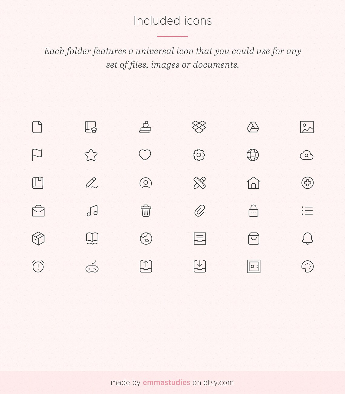 Desktop Folder Icons Customisable Icons Black Pack Windows - Etsy Australia