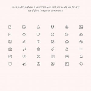 Desktop Folder Icons | Customisable Icons Black Pack | Windows and Mac ...