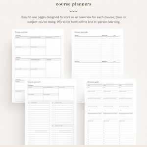 Back to School, College and University Organiser Printable Pack for ...