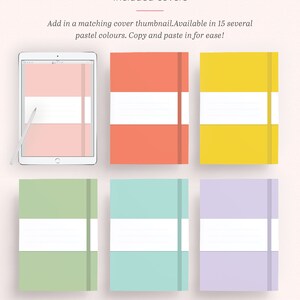 Section Divider Inserts for Digital Notebooks | Customisable Tabbed ...