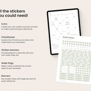 Digital Student Stickers | Study College University Studying Goodnotes ...