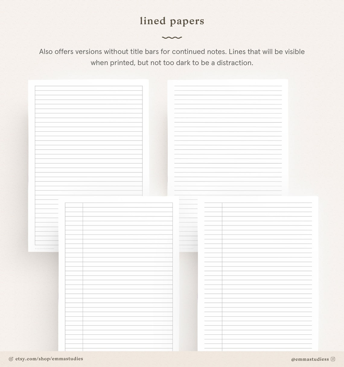 Student Note Taking Template Printable Pack A4 A5 and | Etsy