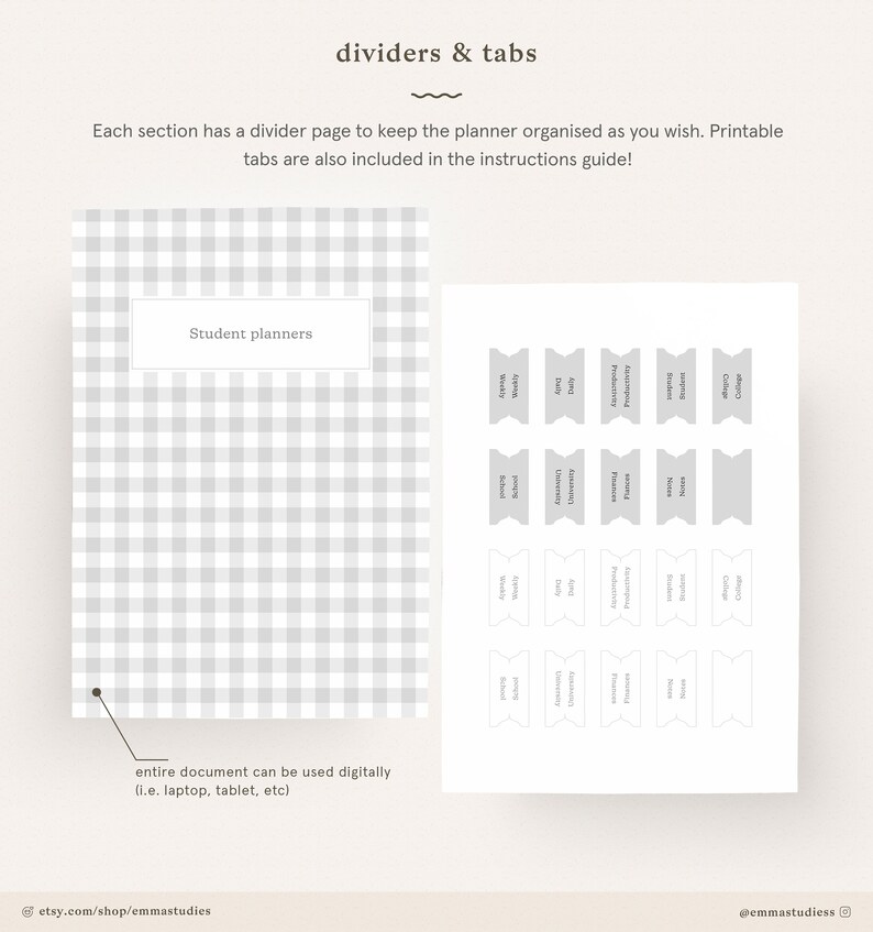 Ultimate Student Study Organiser Pack College University - Etsy Australia