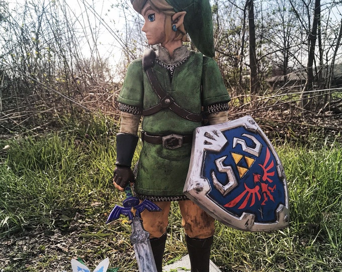 Link MASSIVE Replica Figure Statue From Zelda - Etsy
