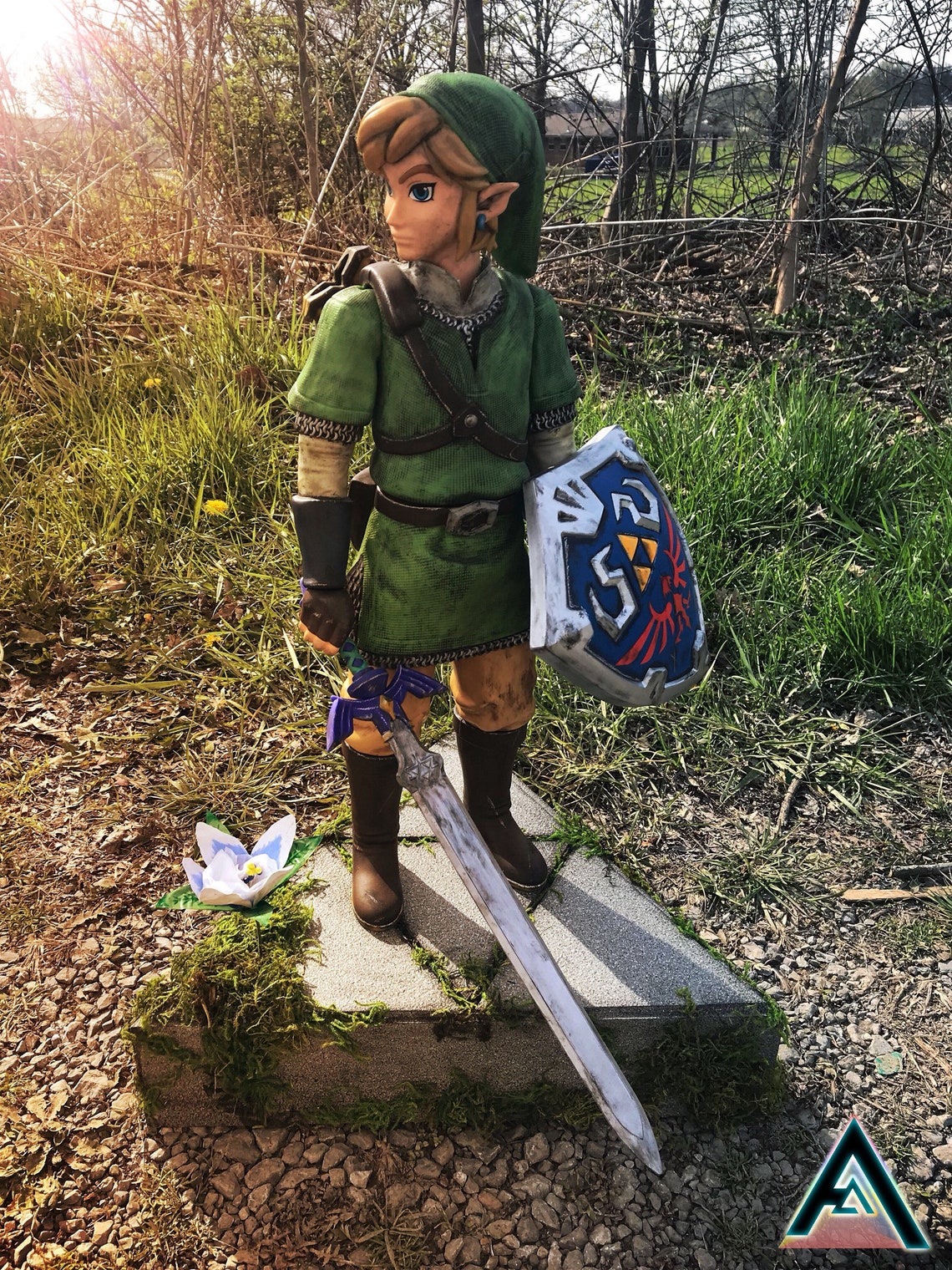 Link MASSIVE Replica Figure Statue From Zelda - Etsy