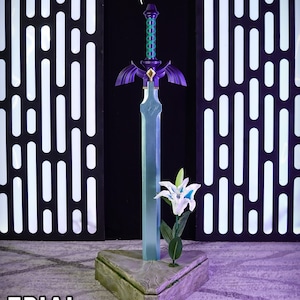 Legend of Zelda Master Sword Display Pedestal, Breath of the Wild Trial ...