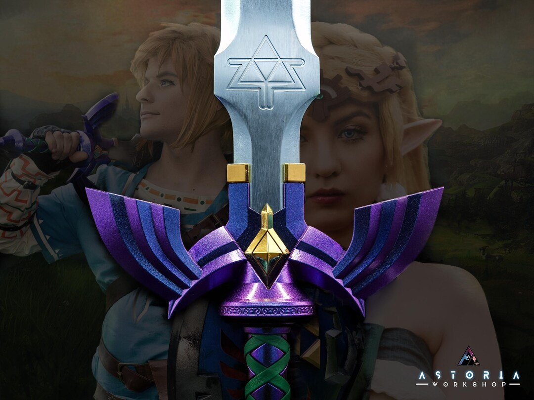 Zelda Master Sword V3 Life Size Metal Replica, Breath of the Wild ...