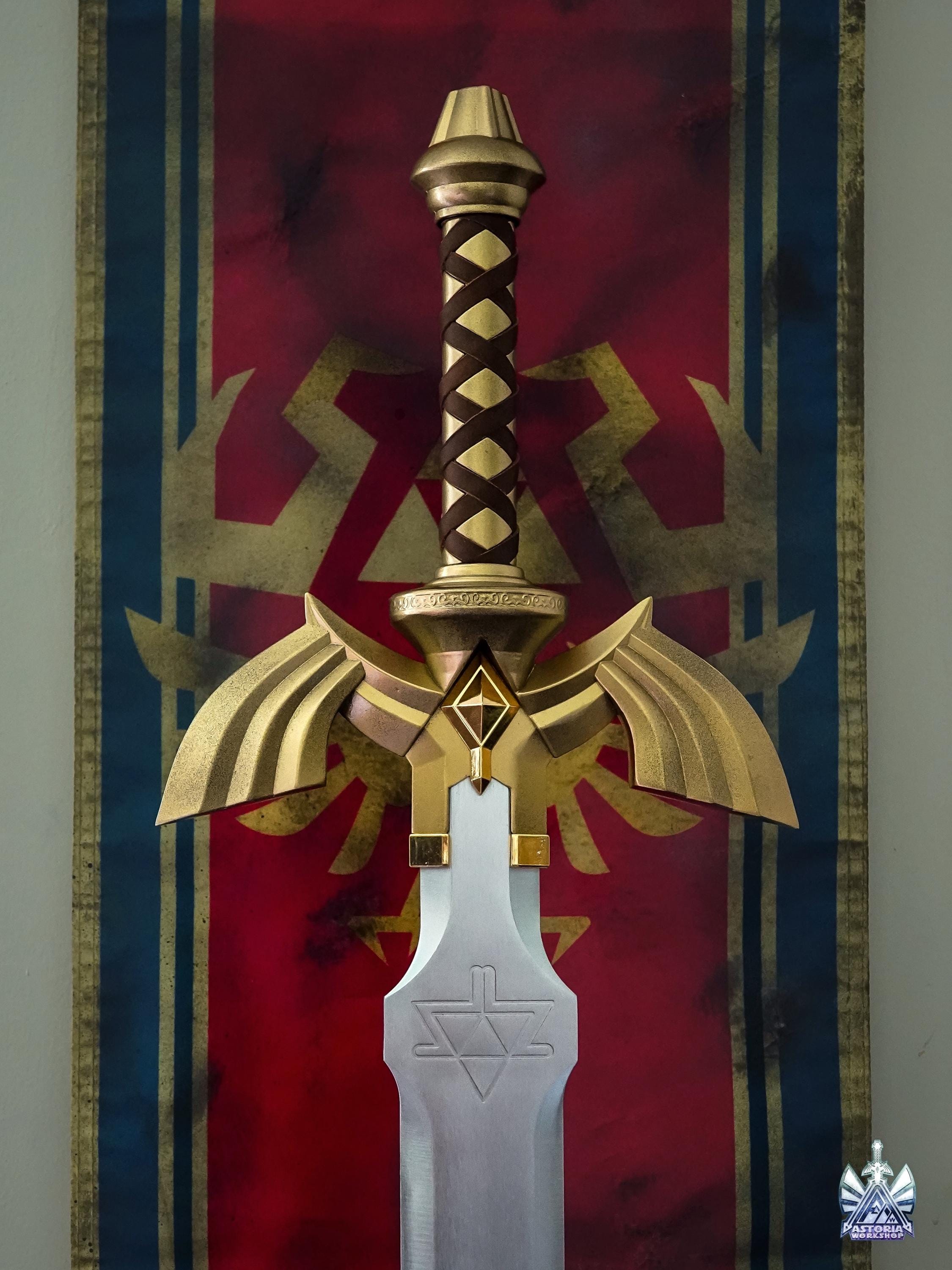 Create Your Own Zelda Master Sword! V3 Life Size Metal Replica Cosplay ...