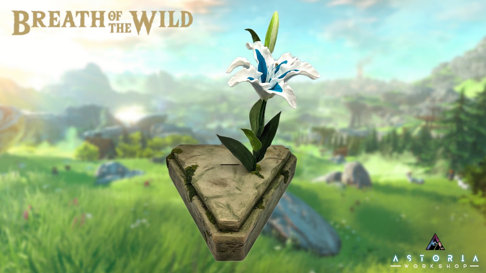 Legend of Zelda Master Sword Display Pedestal Breath of the - Etsy