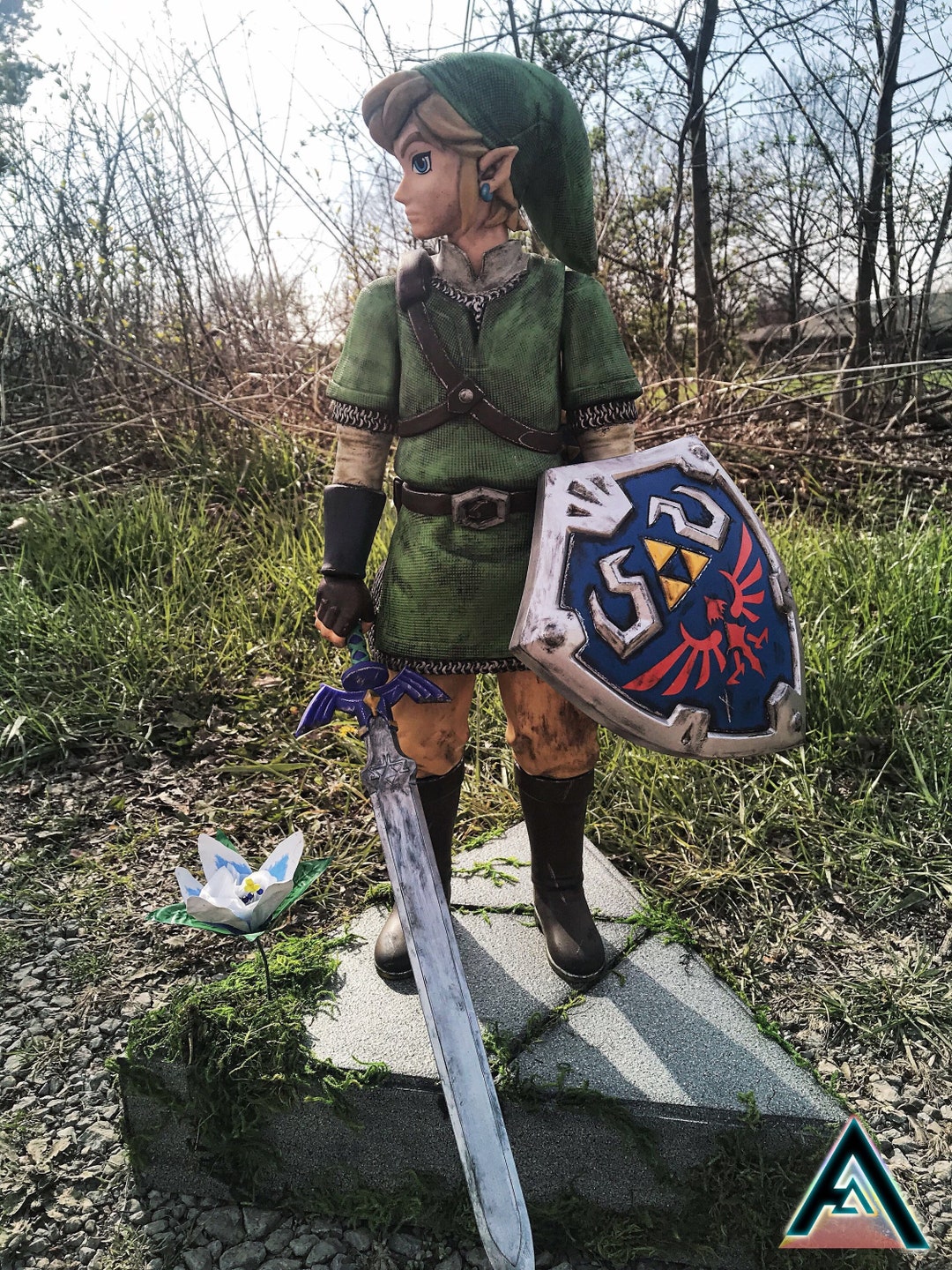 Link MASSIVE Replica Figure Statue From Zelda - Etsy