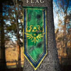Legend of Zelda Hyrule Flag, Hyrule Castle Flag, Hylian Flag MASSIVE ...