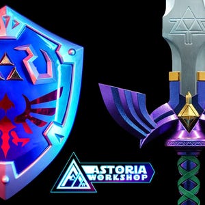 Hylian Shield - Zelda Life Sized 1:1 Metal Replica BOTW, TOTK, Ocarina ...