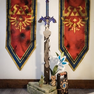 Zelda Hyrule Flag, Hyrule Castle Flag, Hylian Flag MASSIVE TOTK BOTW ...