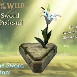 Legend of Zelda Master Sword Display Pedestal, Breath of the Wild Trial ...