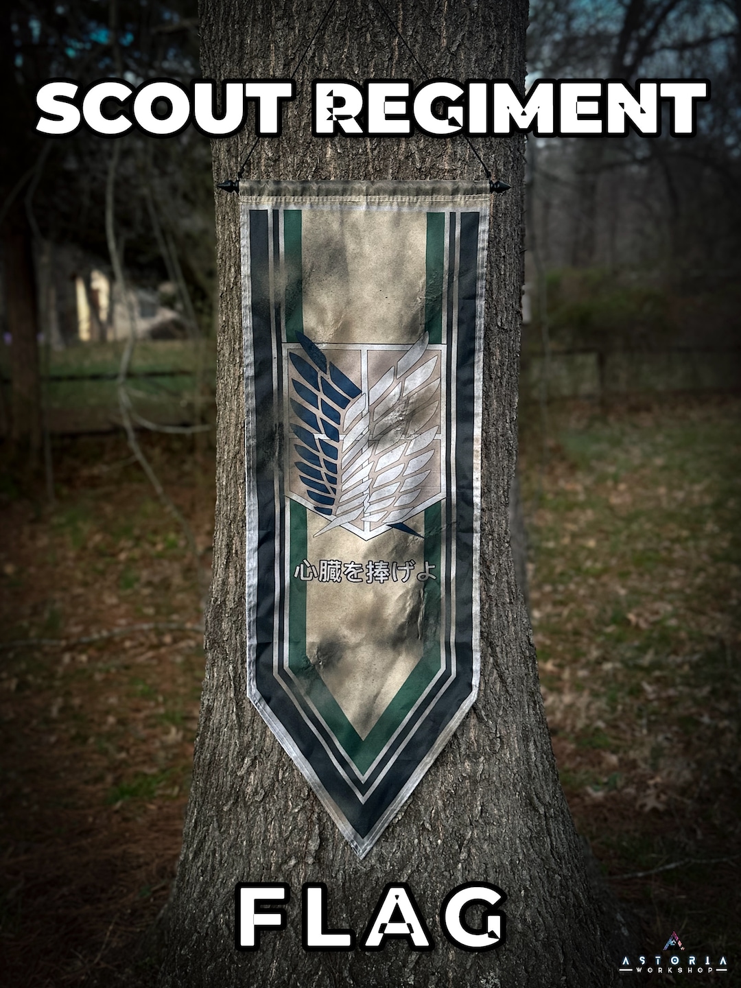 Anime Cub Scouts Flag, Regiment Titan Scout Flag MASSIVE Battle-worn - Etsy