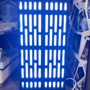 Star Wars Galaxy Panel LED Bluetooth Wall Panel Death Star Starfighter ...