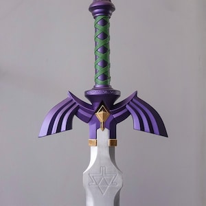 Zelda Master Sword V3 Life Size Metal Replica, Breath of the Wild ...