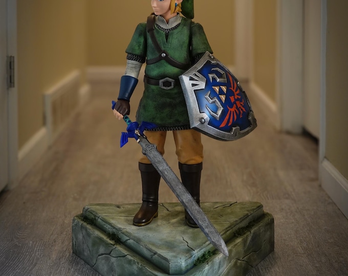 Link MASSIVE Replica Figure Statue From Zelda - Etsy