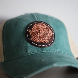 Printable PDF Floral Leather Tooling Patch Pattern - Etsy