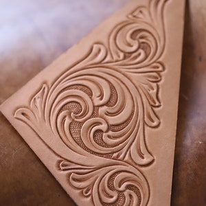 Scrollwork Corner Design for Beginner Leather Workers- PDF Digital ...