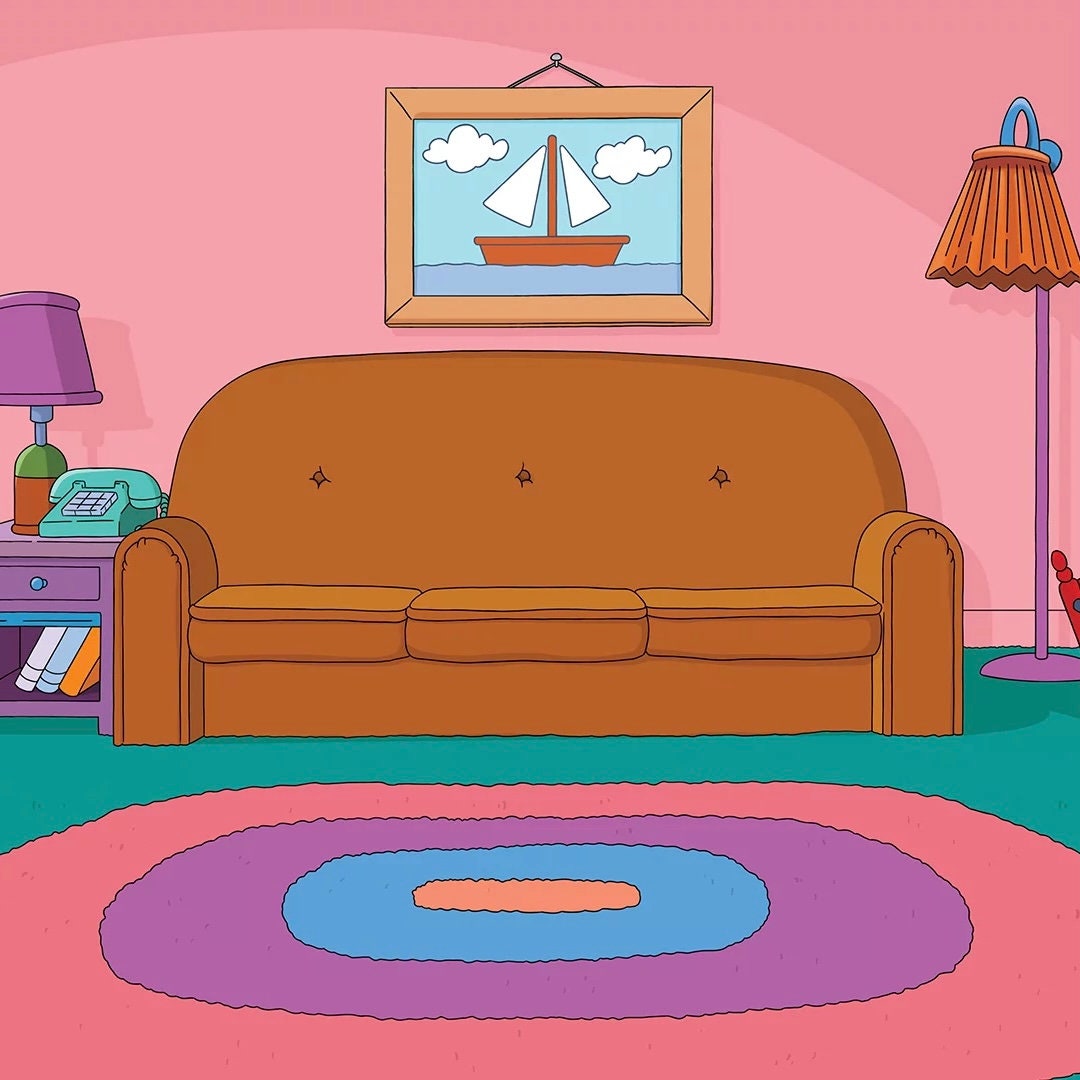 Simpsons Boat Painting - Hand Painted - 16 X 20 Inches - the Simpsons ...