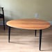 Danish Teak Egg Shaped Coffee Table on Three Legs, Egg Coffee Table ...