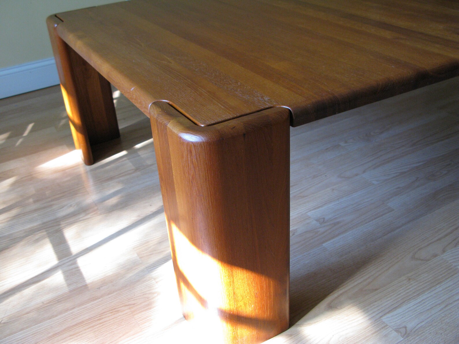 Massive Danish Modern Square Solid Teak Coffee Table - Etsy
