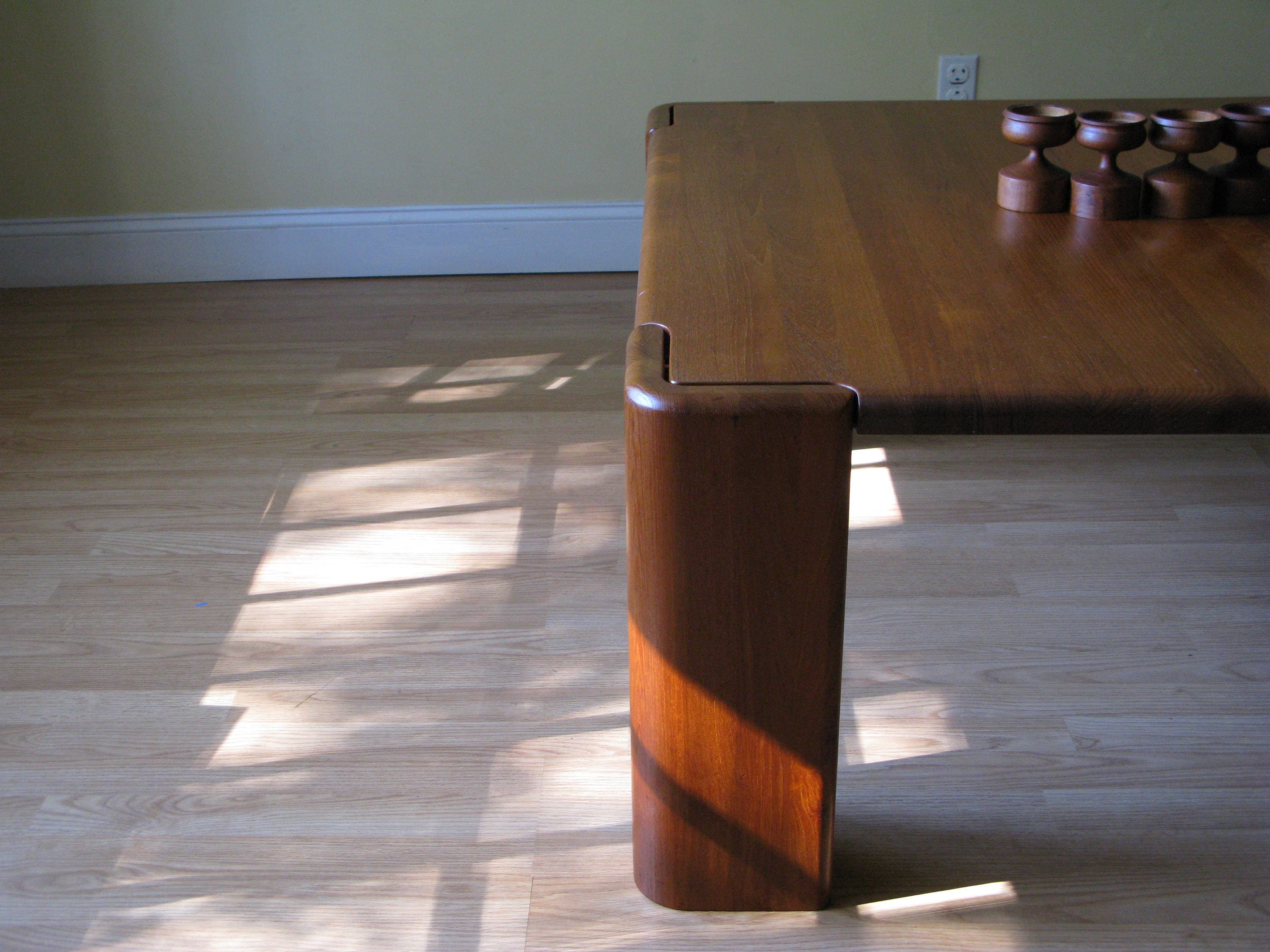 Massive Danish Modern Square Solid Teak Coffee Table - Etsy