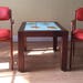 One Mid-century Modern Ceramic Tile-inlay Side Table, Coffee Table or ...