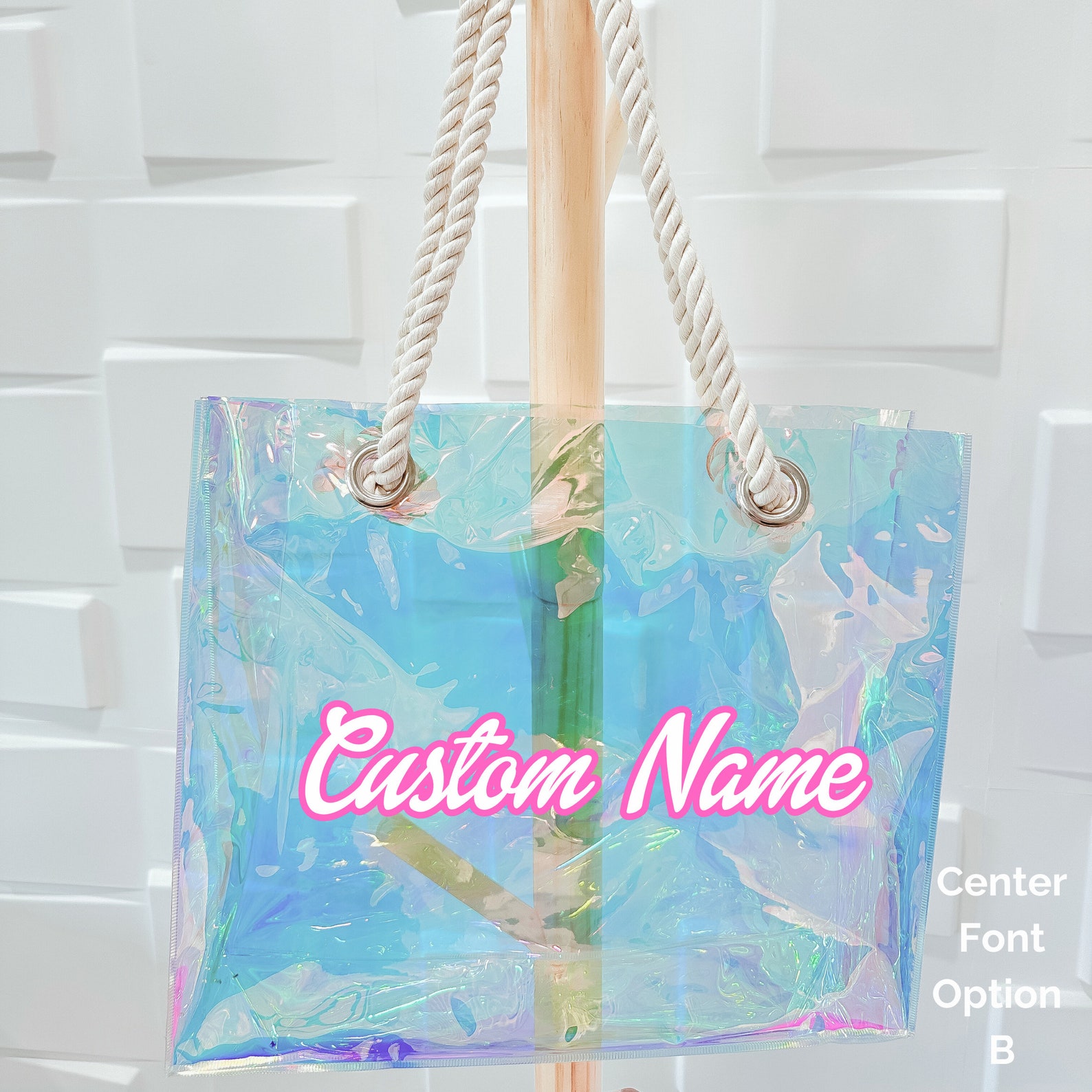 Custom Pool Party Tote Bag Malibu Doll Favors Cleartote Bag - Etsy