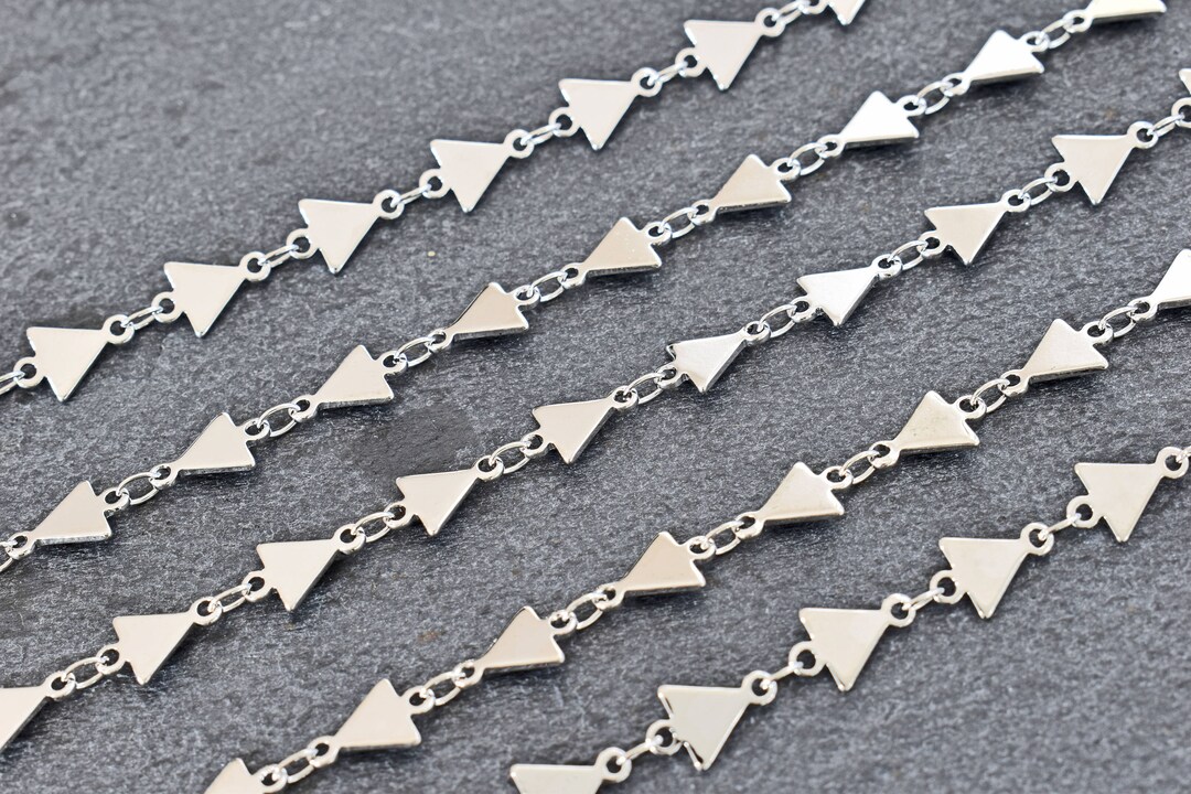 Chain CB-08R 1m Geometric Chain Triangle Chain W/ 2 Links - Etsy