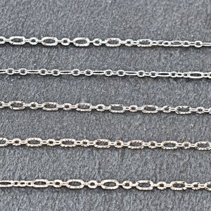Chain CJ-11R 1m Original Rhodium Plated Copper Fashionable - Etsy