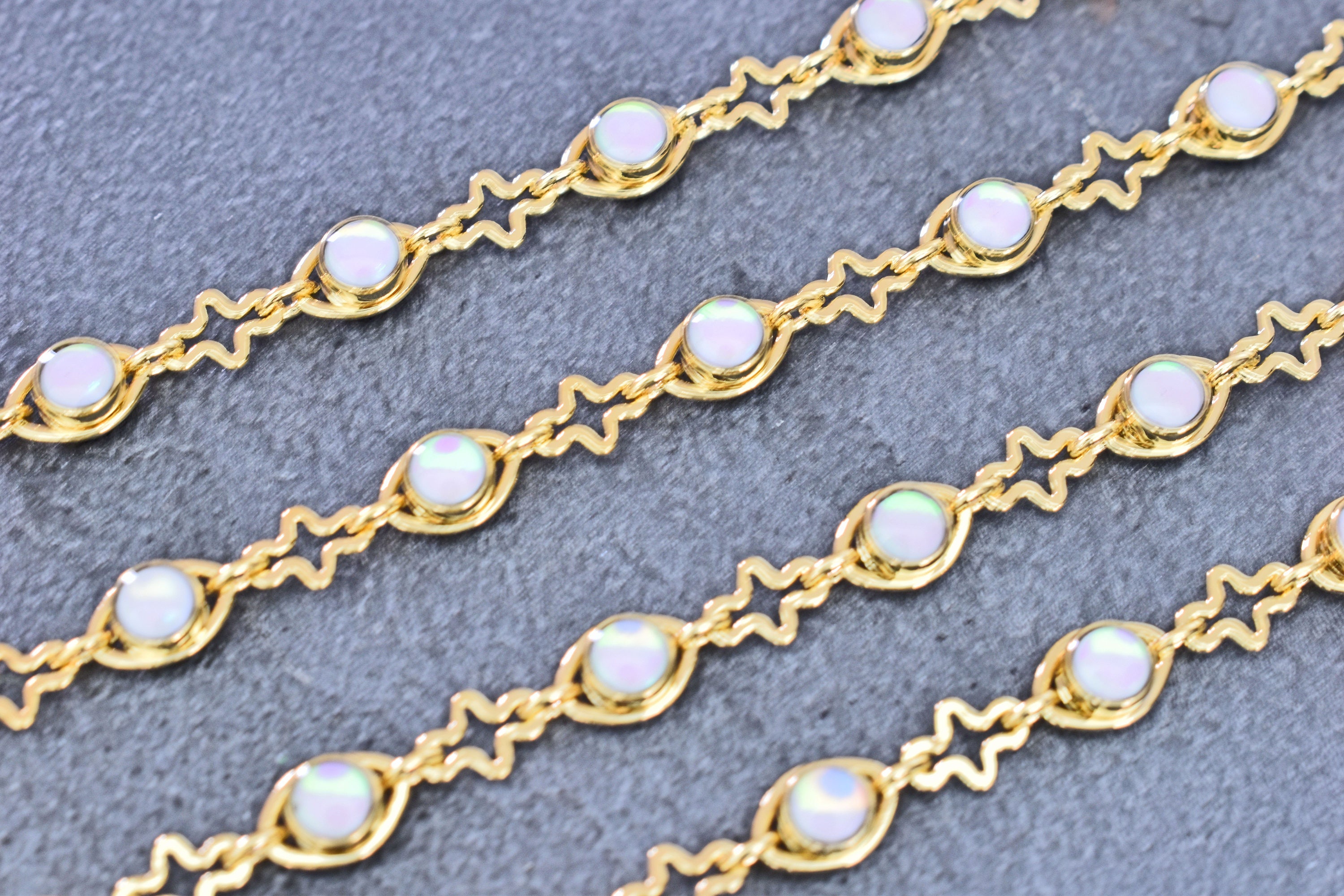 Enamel chain CN-01GU upgraded quality 1m 4mm fixed round | Etsy