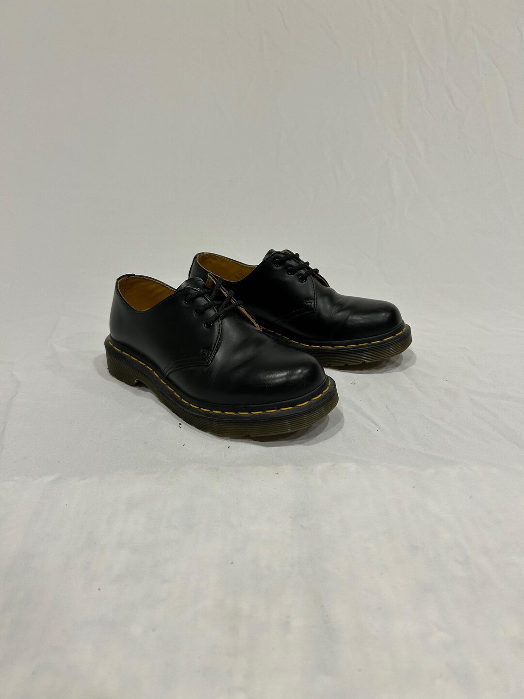 Doc Martens Low Top Oxford Shoes Black Leather - Etsy