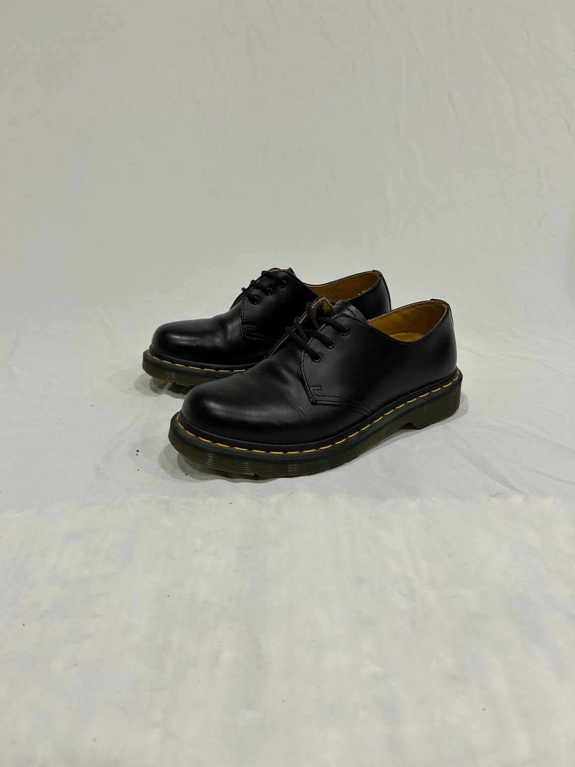 Doc Martens Low Top Oxford Shoes Black Leather - Etsy