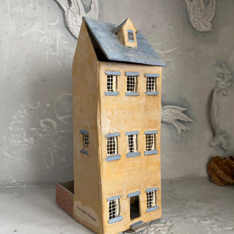 Paper Mache Houses - Etsy