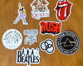 Rock Band Stickers | Etsy