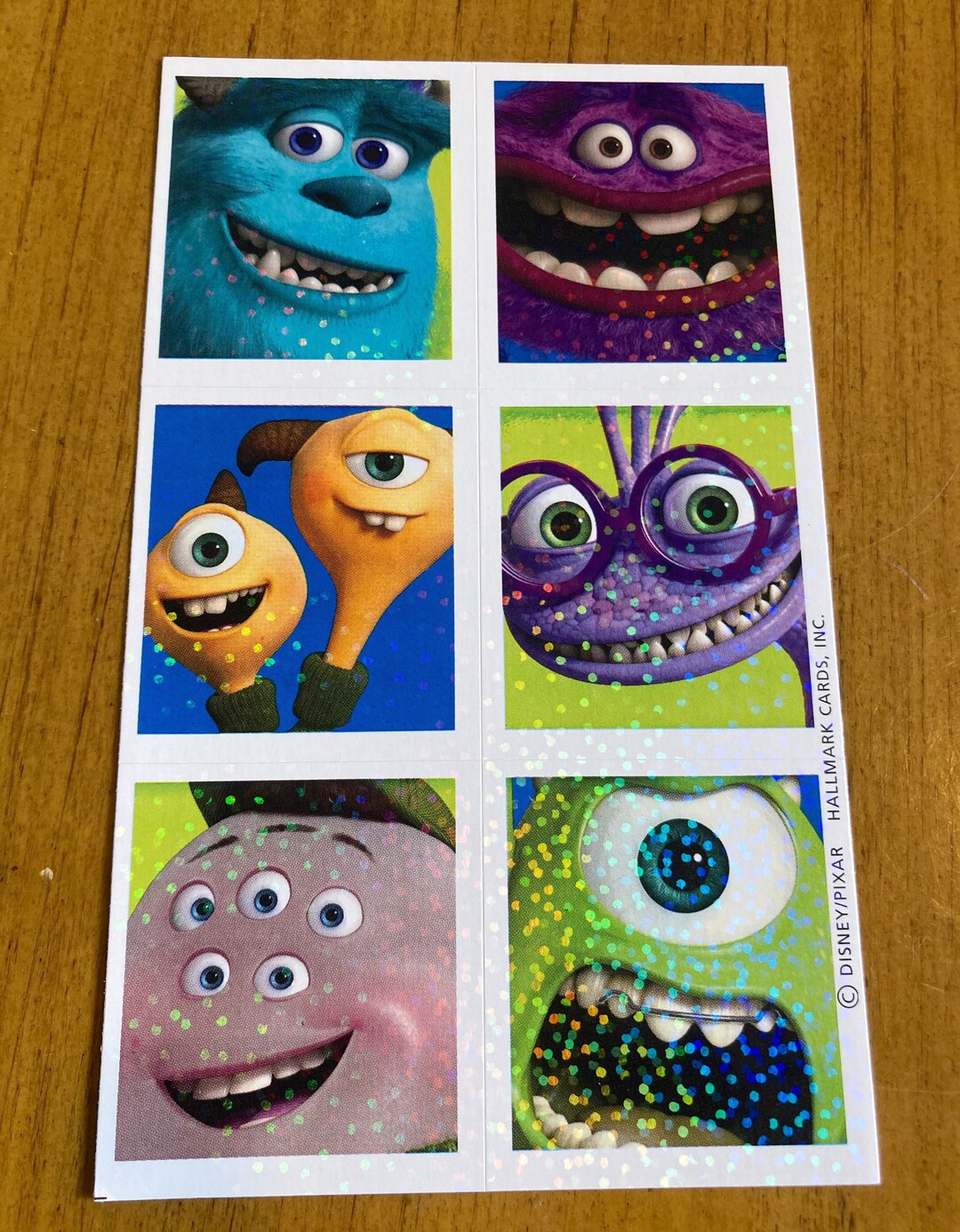 Monsters Inc Monsters University Sticker Sheet - Etsy