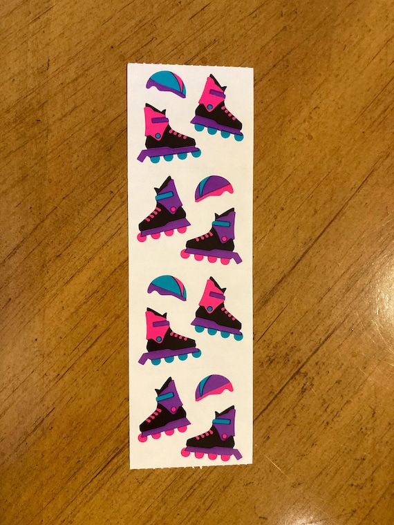 Mrs Grossman Vintage Rollerblading Stickers - Etsy