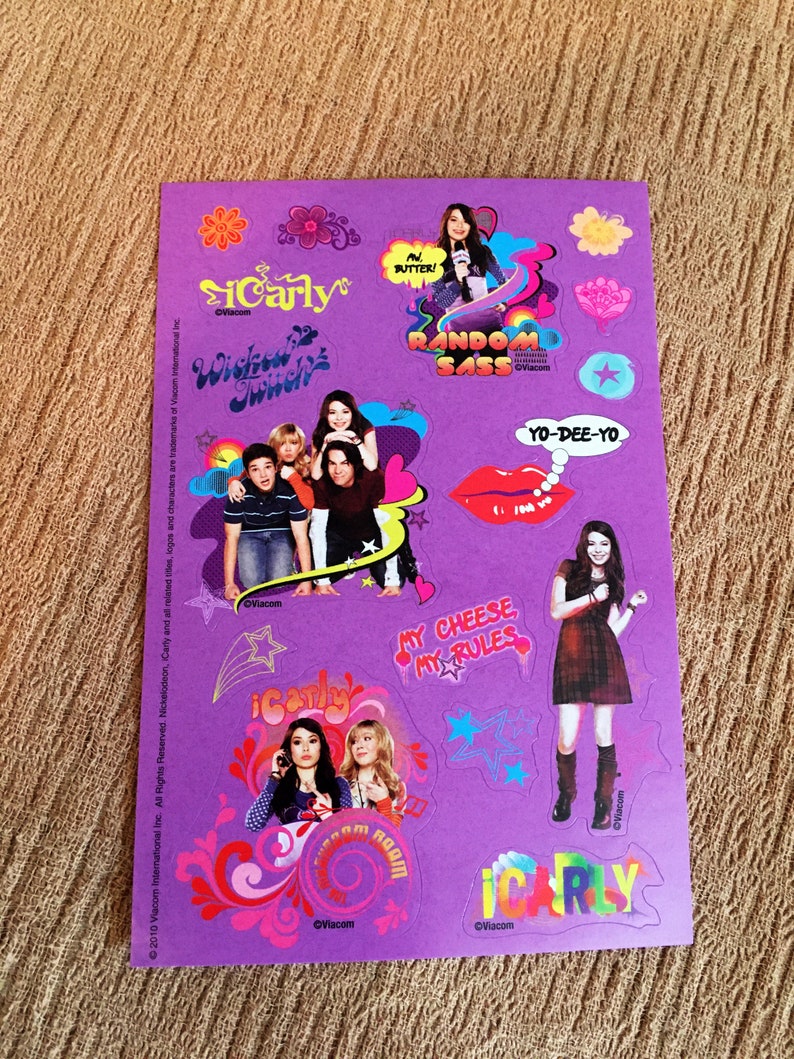 Vintage iCarly Stickers | Etsy