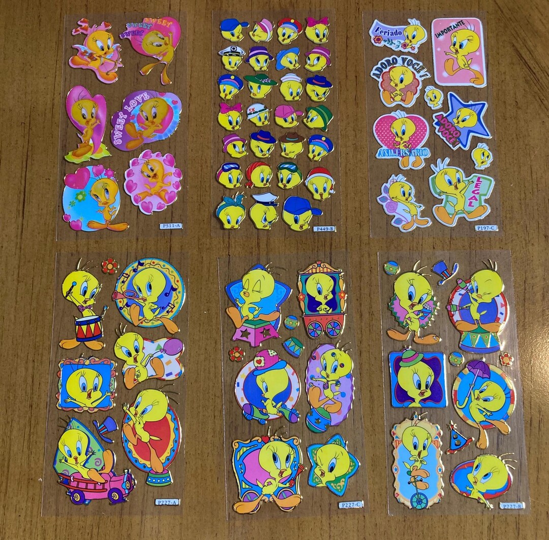 Tweety Bird MINI Sticker Sheets - Etsy